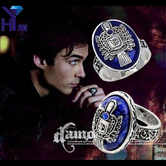 Jewelry | The Vampire Diaries Damon Salvatore Blue Ring New | Poshmark